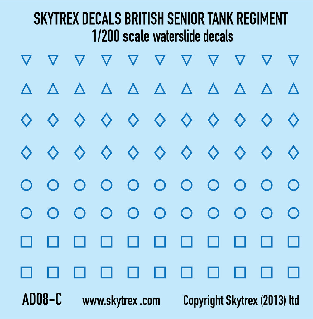British Tank Markings - Blue – Skytrex